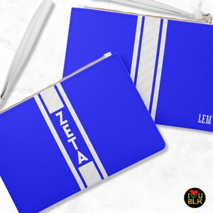 Zeta Handbag Zphib Wristlet Clutch Bag Zeta Phi Beta Sorority Gifts ...
