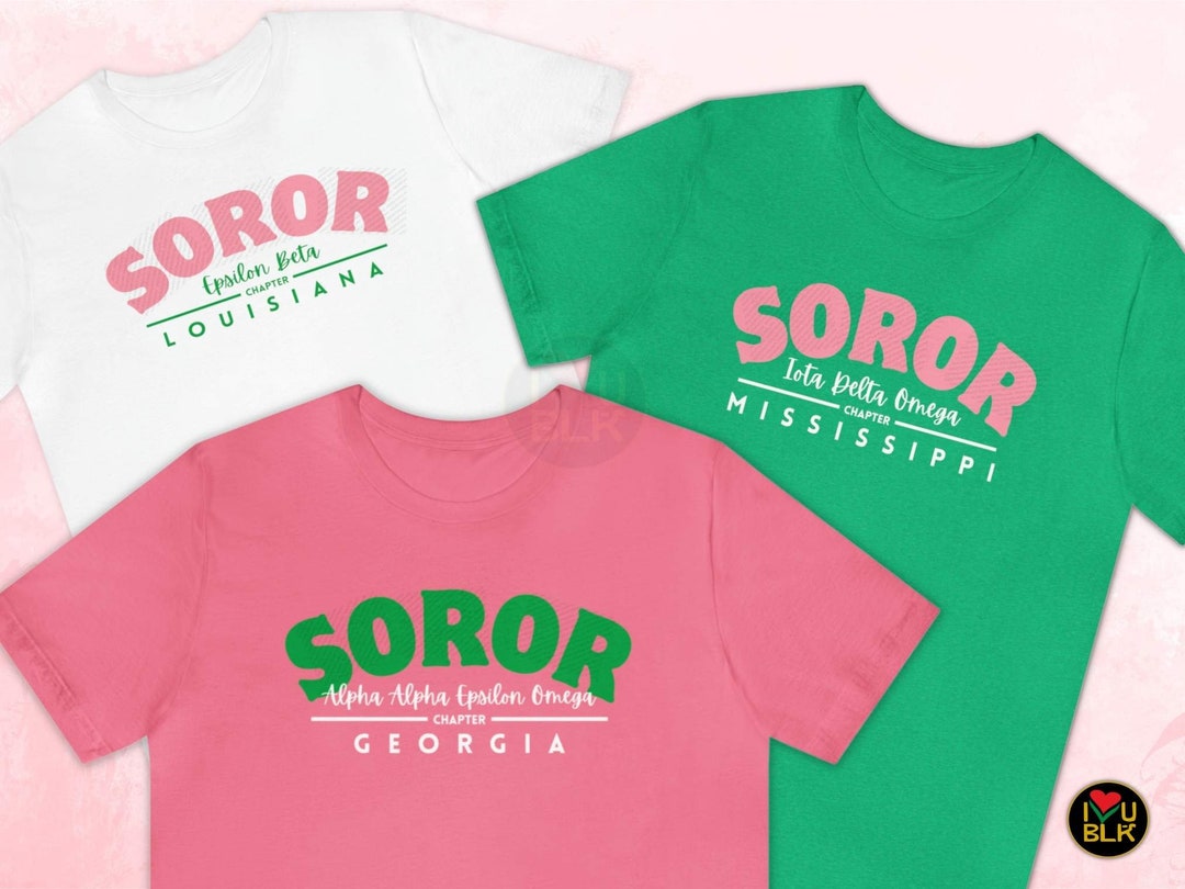Soror Tshirt | Pink Soror Sweatshirt | Paraphernalia Sorority Gifts ...
