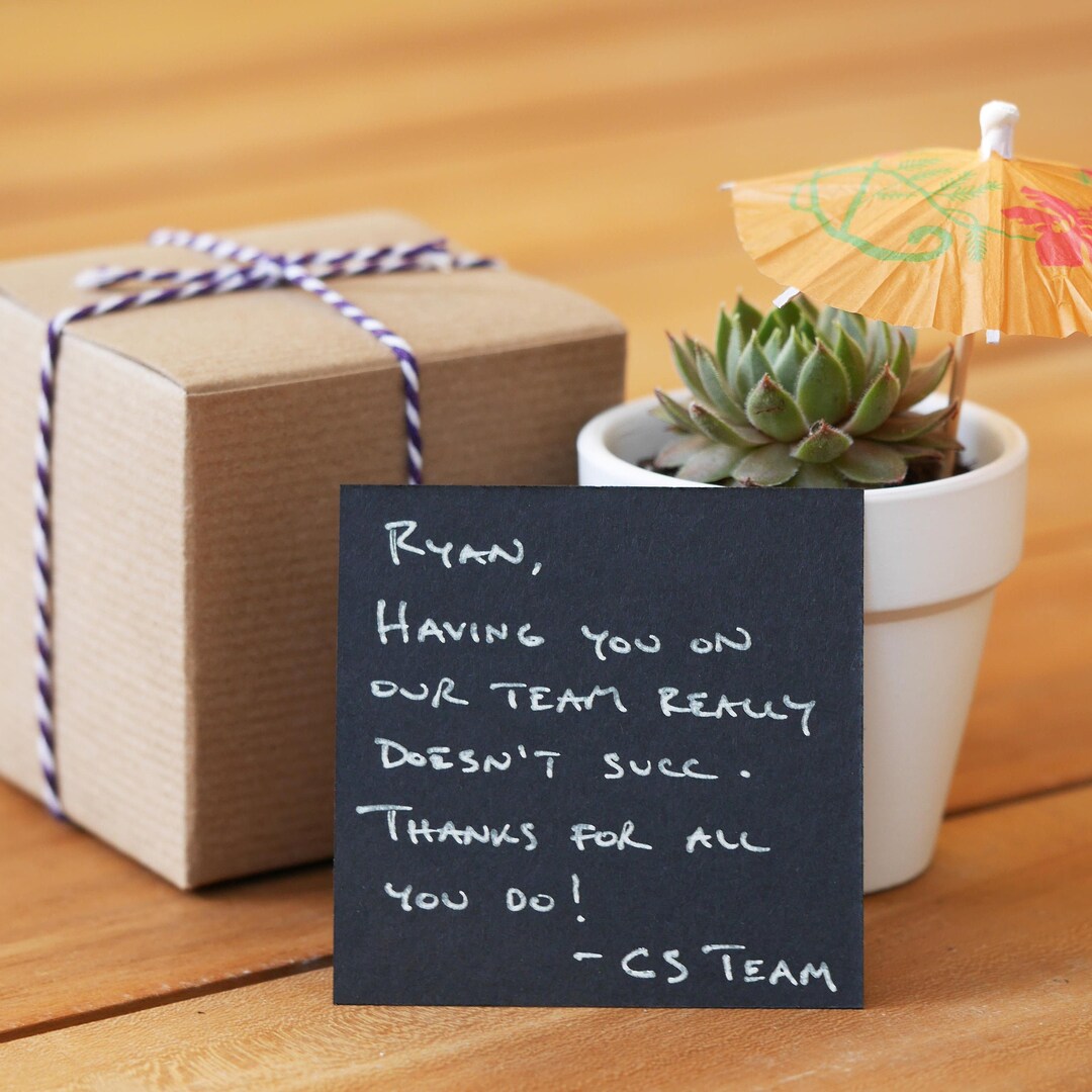 Coworker Appreciation, Succulent Gift Box W/ Custom Message, Bulk ...