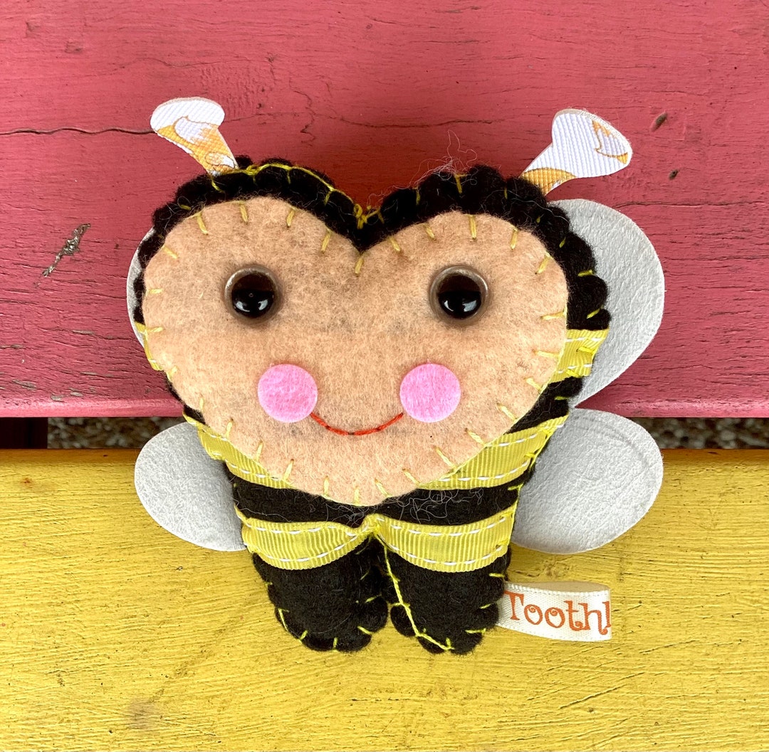 Bumblebee Tooth Fairy Pillow, Hand Embroidered and Personalised in ...