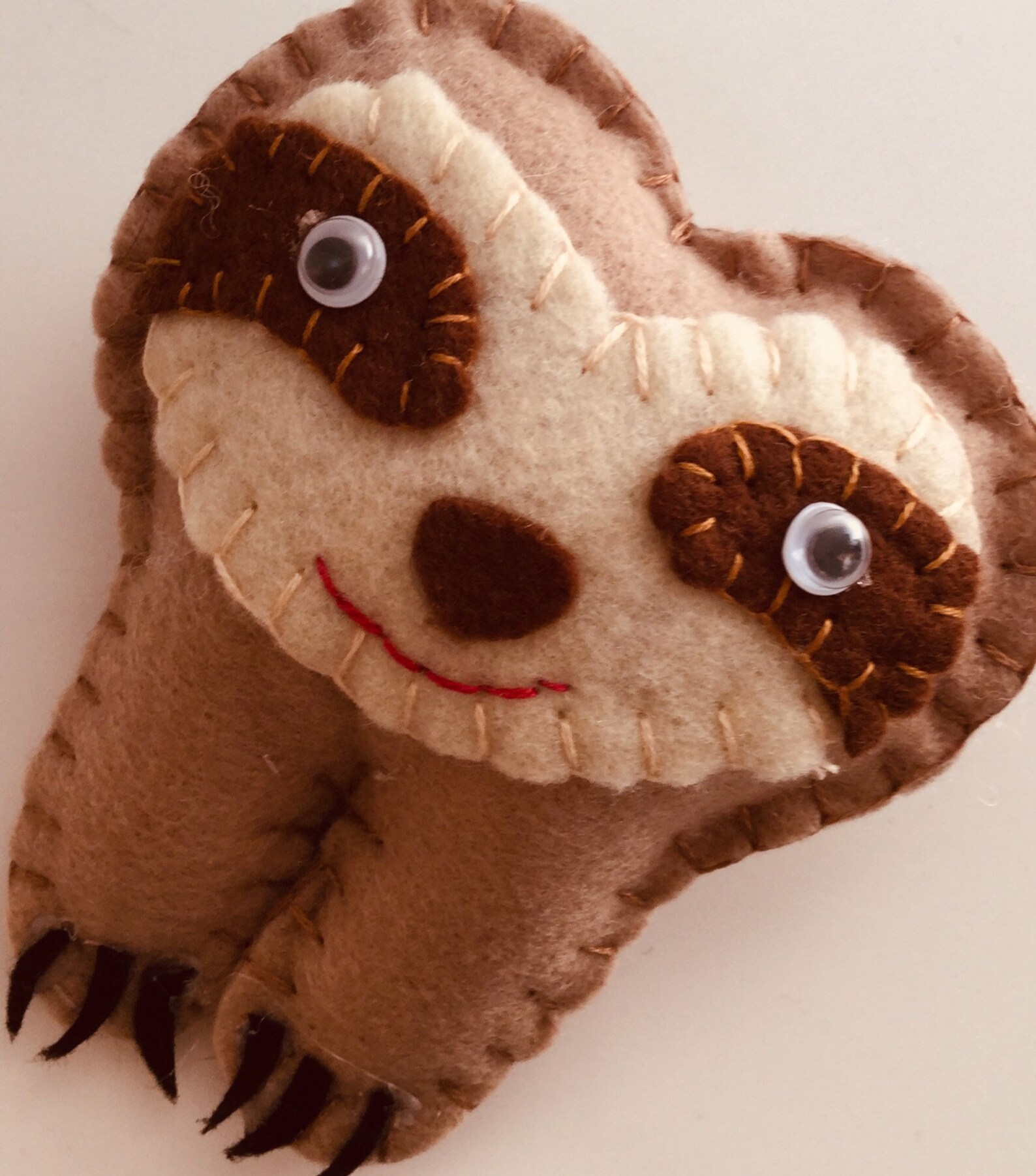 Sloth Tooth Fairy Pillow, Hand Embroidered and Personalised in Sydney ...