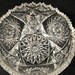 ABCG American Brilliant Cut Glass 8" Deep Bowl STAR & Hobstars Design C ...