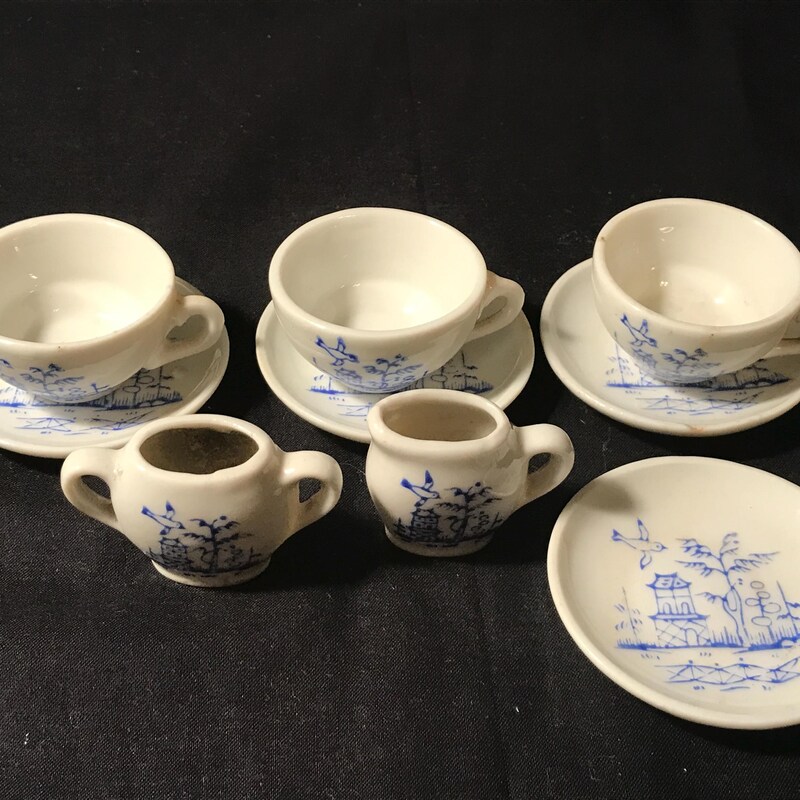 Blue Willow Tea Set - Etsy
