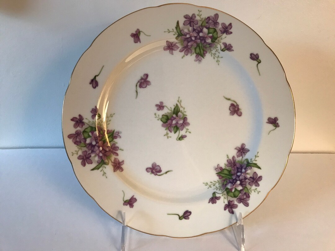 Rossetti Spring Violets Occupied Japan Dinner Plate 1945-1952 - Etsy