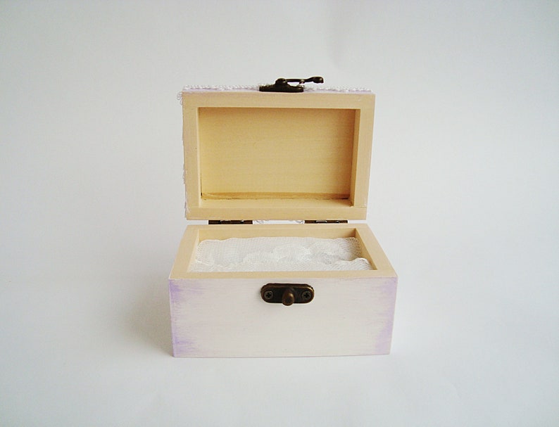 Violet Ring Box Wedding Rings Box Bride and Groom Box | Etsy