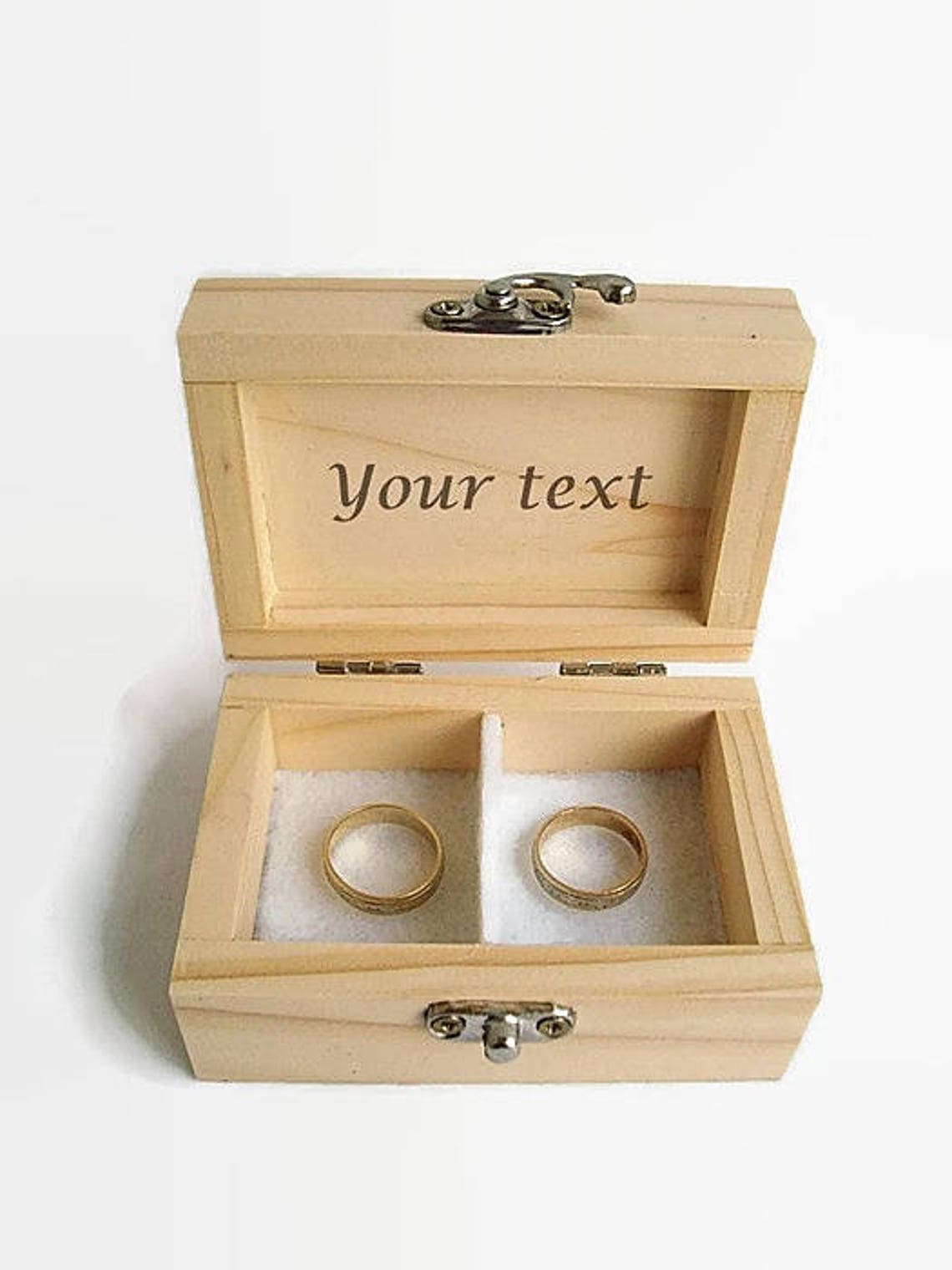 Wedding Ceremony Rings Box Ring Holder Custom Wedding Ring - Etsy