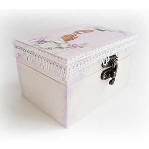 Violet Ring Box, Wedding Rings Box, Bride and Groom Box, Newlyweds Box ...