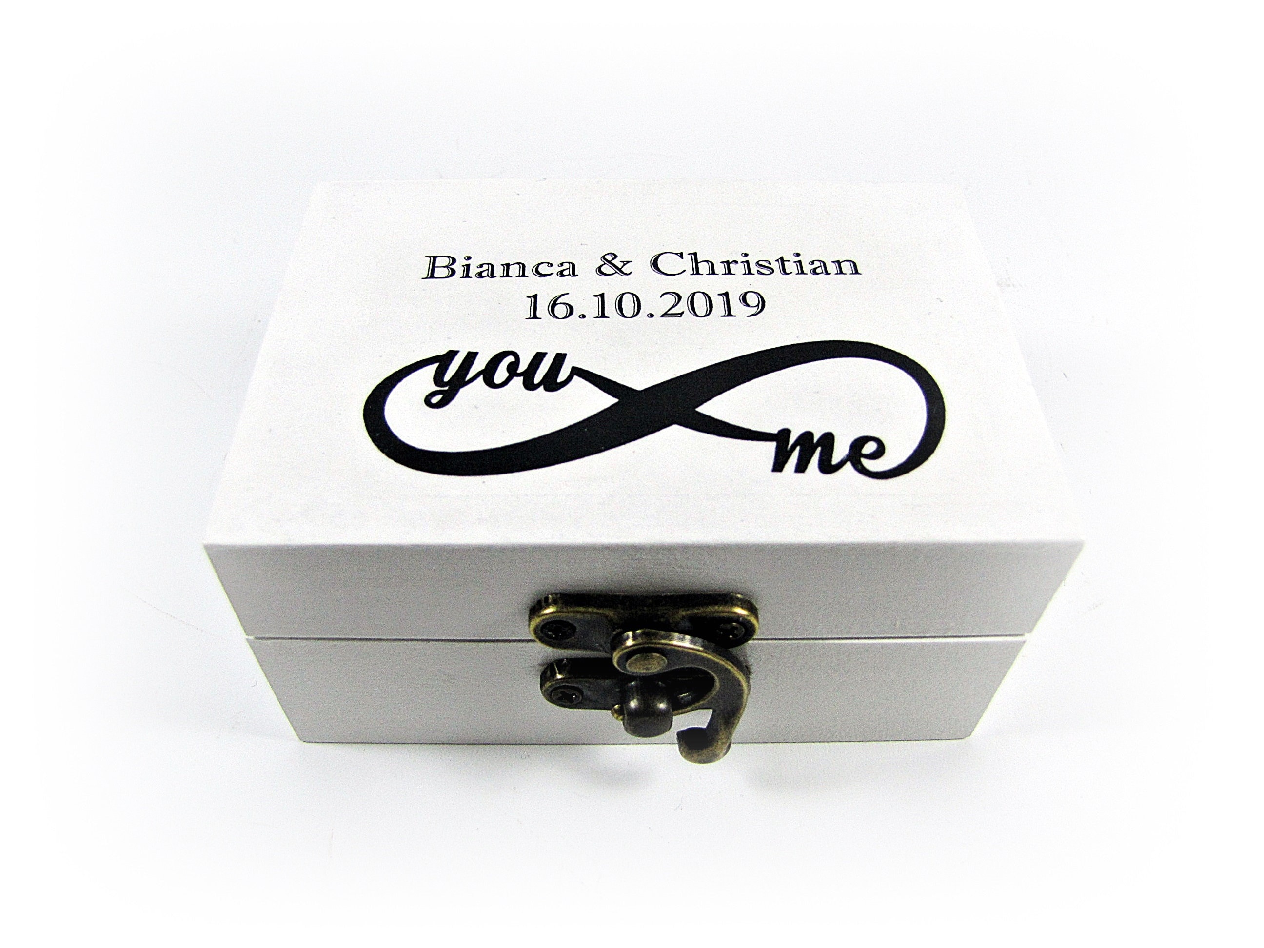Infinity Sign Ring Box White Box for Rings Custom Ring Box - Etsy