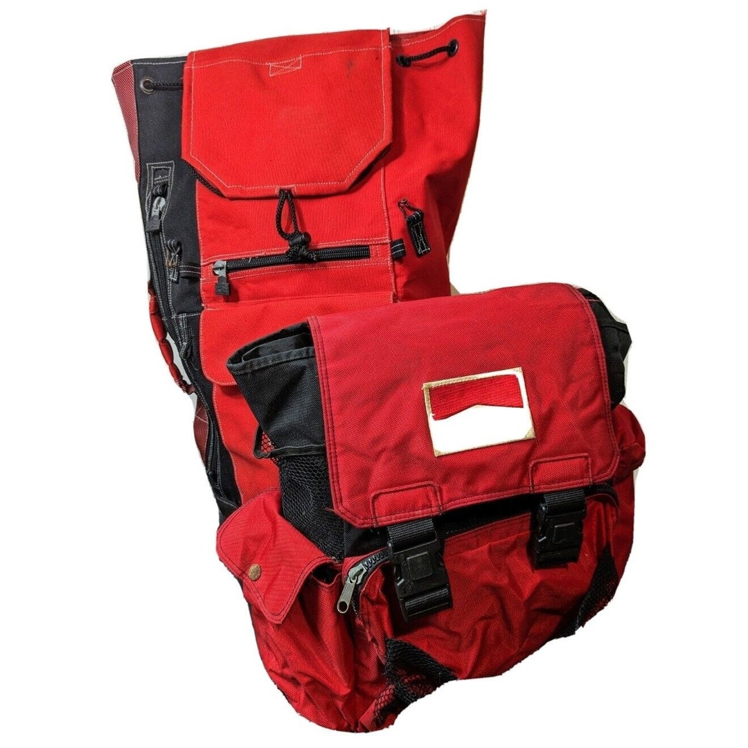 90s Marlboro Hiking Camping Duffel Bag & Backpack Travel. - Etsy