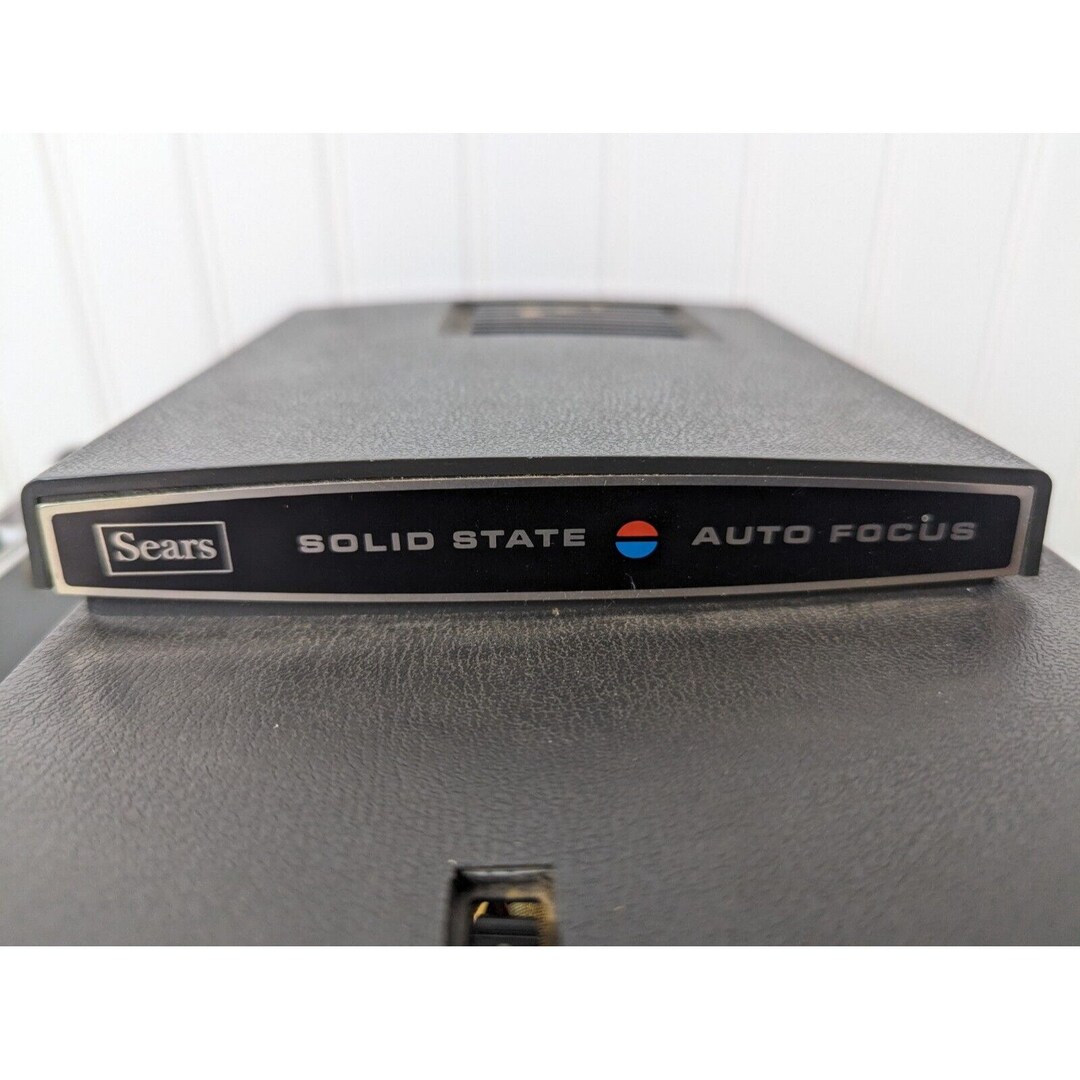 VTG Sears Solid State Slide Projector Model 9883 Auto Focus Black W ...