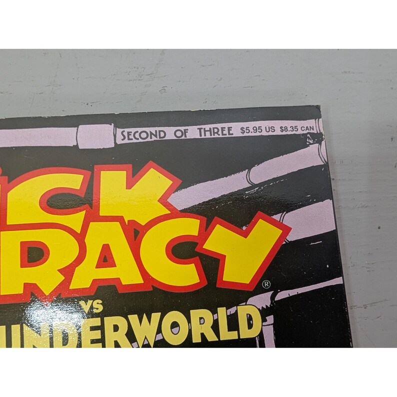 Dick Tracy Vs the Underworld Comic Book 1990 Detective Comics - Etsy
