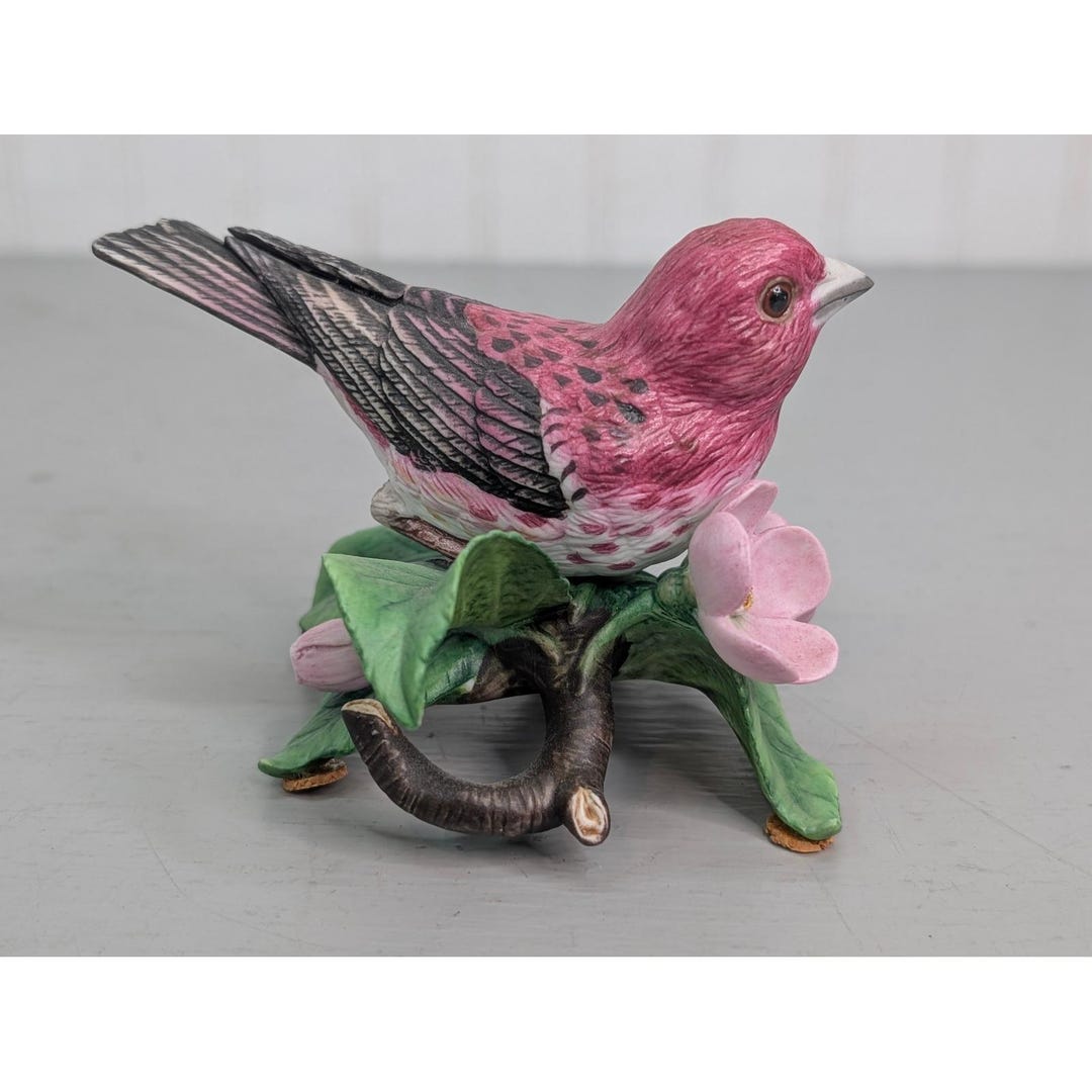 Lenox Garden Bird Collection Purple Finch Fine Porcelain Figurine 1991 ...