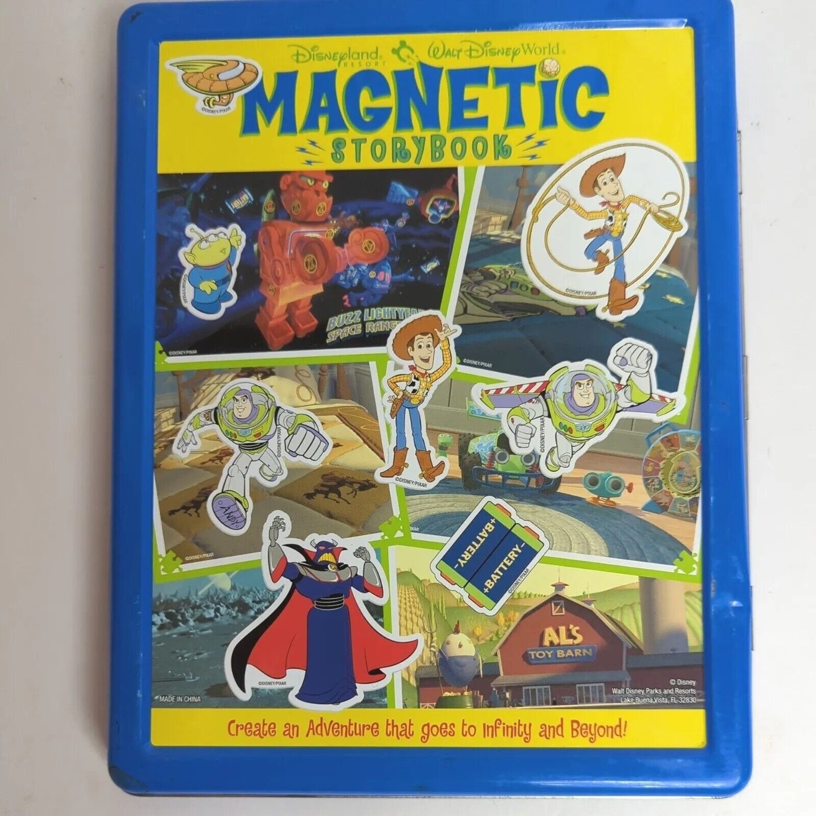 Disneyland / World Magnetic Storybook Buzz Lightyear & Al's Toy Barn ...