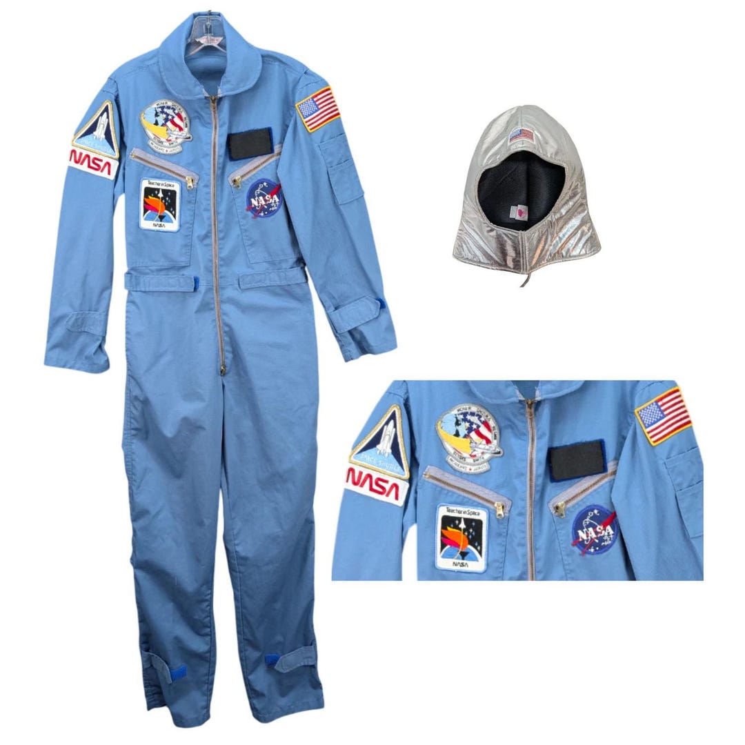Vtg NASA Unisex Space Camp Space Gear Jumpsuit Teacher in Space W ...