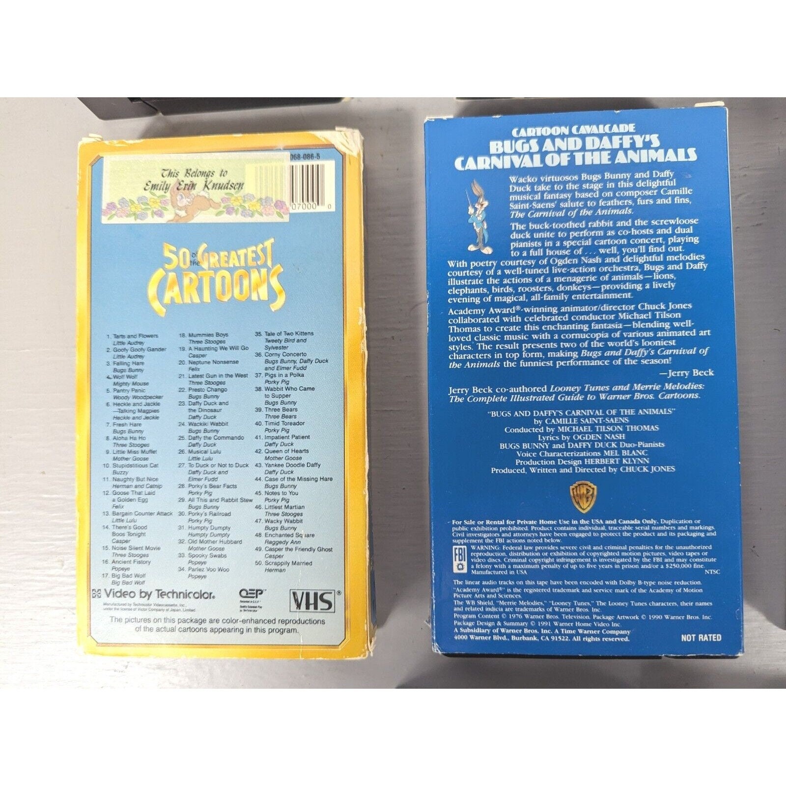 Warner Bros Lot 10 Golden Jubilee 24 Karat Collection 50 Greatest ...