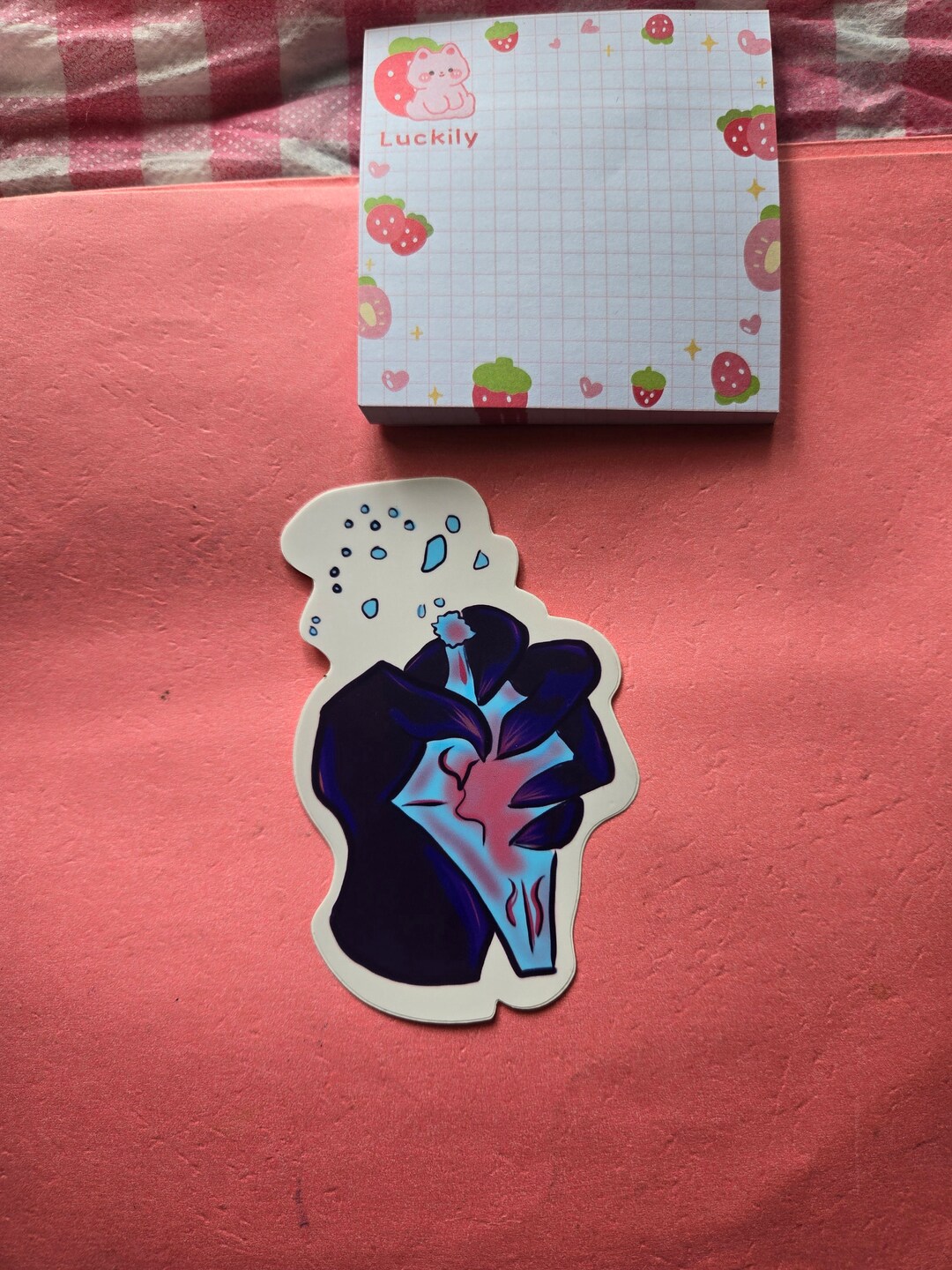 Crushing Crystal Sticker - Etsy