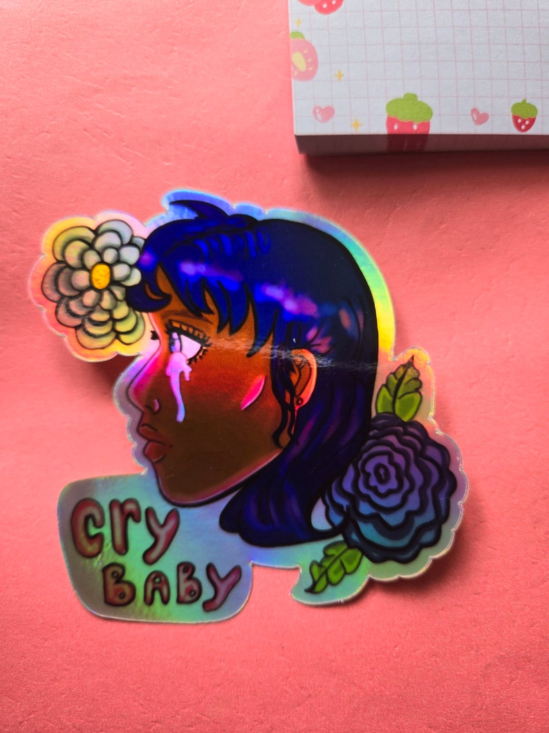 Cry Baby Sticker - Etsy