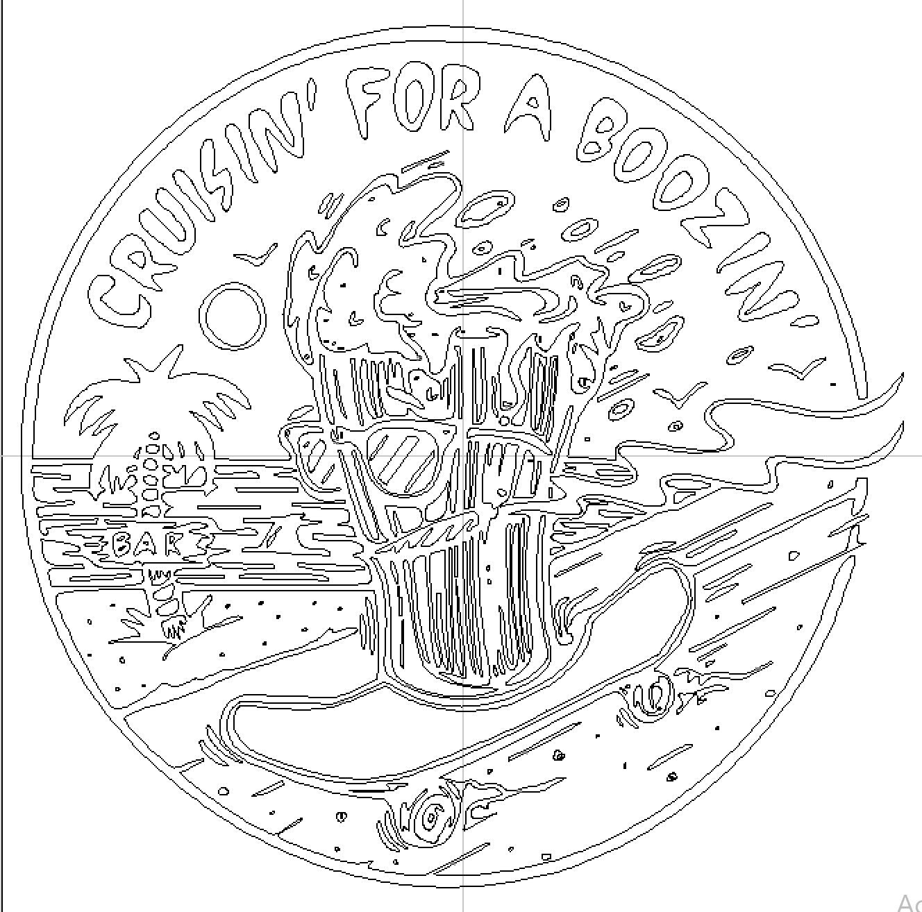 Cruisin' for a Boozin' Bar Sign Graphic - Etsy UK