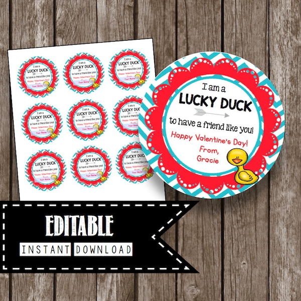 Duck Valentine - Etsy