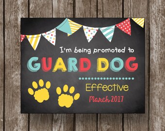 Dog announcement | Etsy