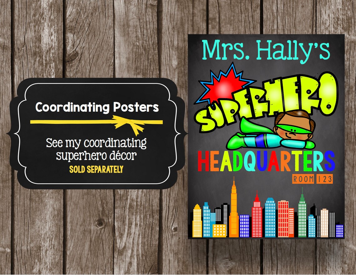 Superhero Expectations - Classroom Rules - Playroom Rules - Poster ...