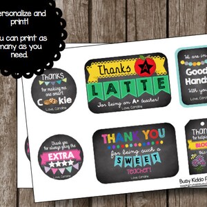 50% OFF SALE Teacher Appreciation BUNDLE- Gifts - Printable Card ...