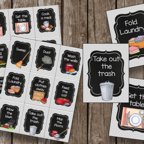 50% OFF SALE Routine Cards instant Download Morning & Night - Etsy