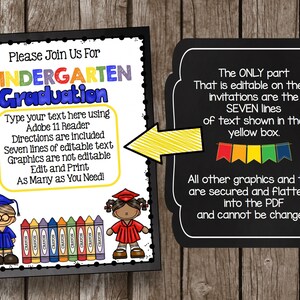 50% OFF SALE Kindergarten Graduation Pack - EDITABLE - Diplomas ...