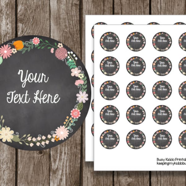 Round Chalkboard - Etsy