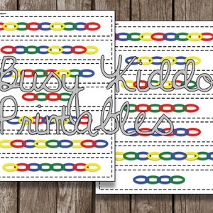 50% OFF SALE - Linking Chains - PDF - Instant Download - Printable ...
