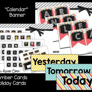 50% OFF SALE Calendar Classroom Set Printable | Etsy