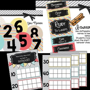 50% OFF SALE Calendar Classroom Set Printable | Etsy