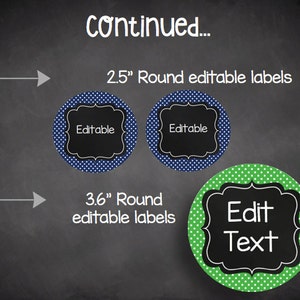 50% OFF SALE - Editable Tags - Labels - Cards - Banner - Classroom ...