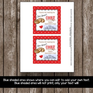 Teacher Valentine's Day Card Cookies - Smart Cookie - Printable ...