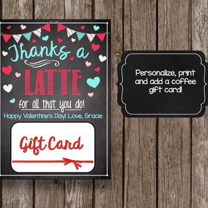 Valentine's Day Card - Teacher - Coworker - Friend - Babysitter - Nurse ...