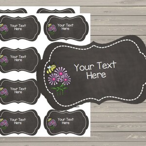 50% OFF SALE Monthly Chalkboard Labels {editable} Tags - Notes ...