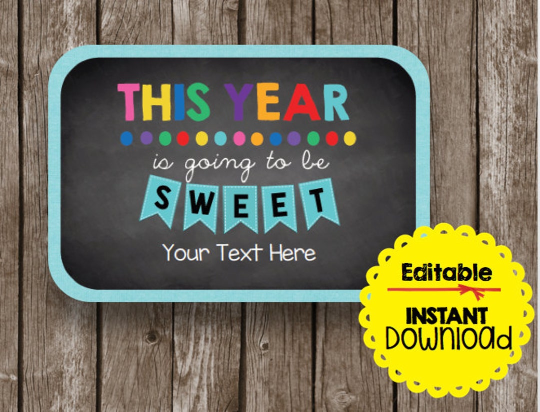 50% OFF SALE Teacher Thank You Card - Editable Card - Printable - Card ...