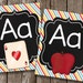 50% OFF SALE - Alphabet Posters - Cards - Chalkboard - Classroom - Etsy