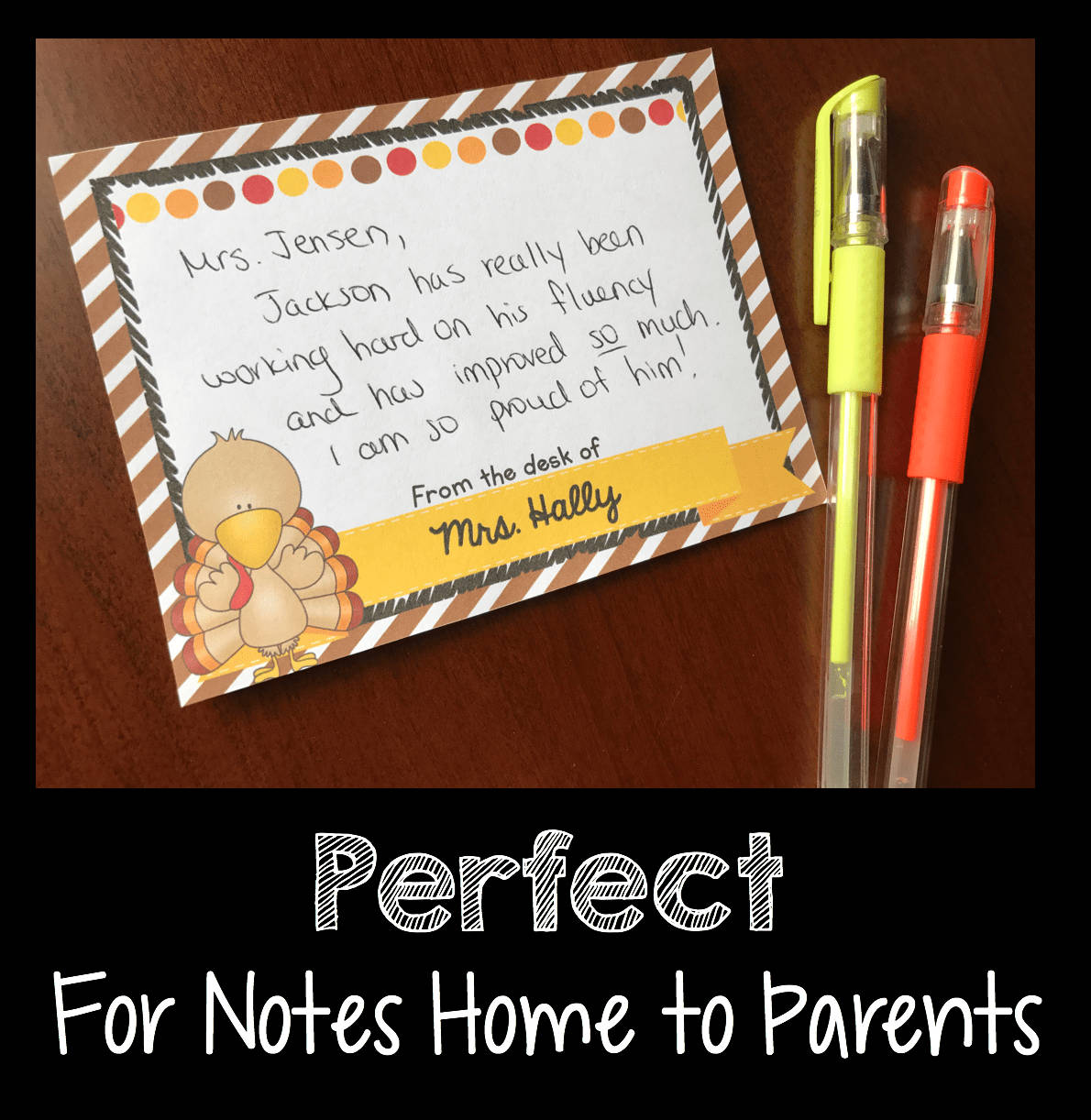 Personalized Note Cards - EDITABLE - Teacher Stationary - Custom Notes ...