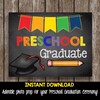 50% OFF SALE Pre-k Graduation Banner Ceremony Printable Instant ...