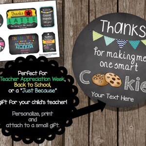 50% OFF SALE Teacher Appreciation BUNDLE- Gifts - Printable Card ...