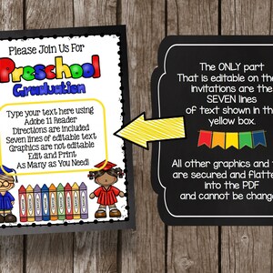 50% OFF SALE Preschool Graduation Pack - EDITABLE - Diplomas - Banner ...