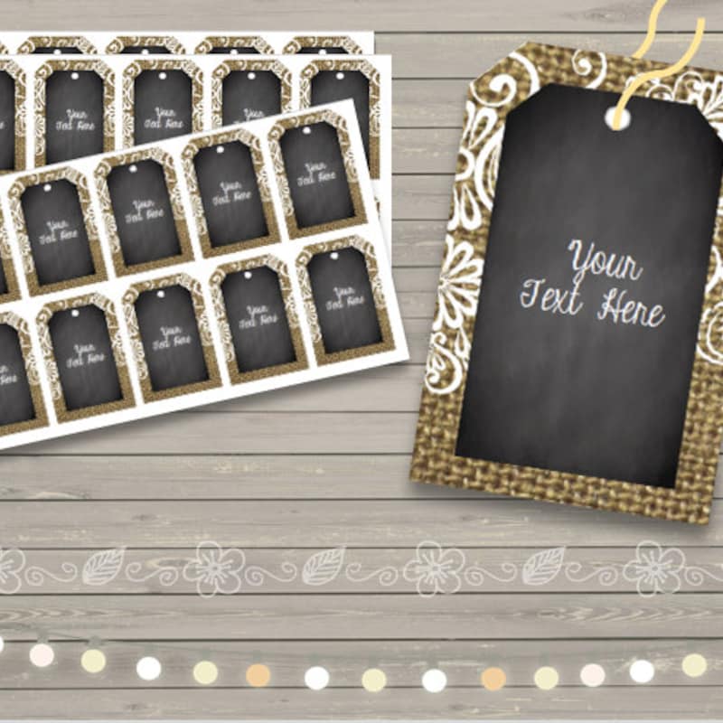 Chalkboard Gift Tags - 60+ Gift Ideas for 2026