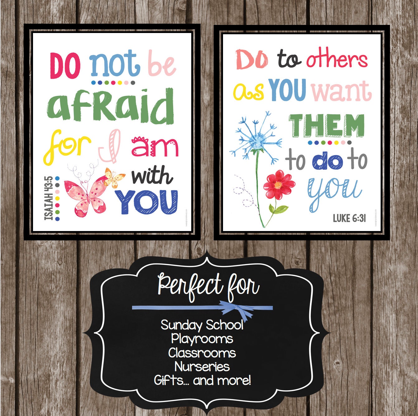 Scripture Posters BUNDLE Kids Bible Verses Printable Wall - Etsy