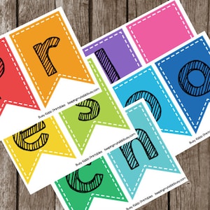 50% OFF SALE Preschool Graduation Banner - Printable - PDF - Instant ...