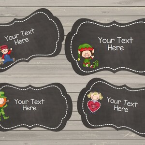 50% OFF SALE Monthly Chalkboard Labels {editable} Tags - Notes ...