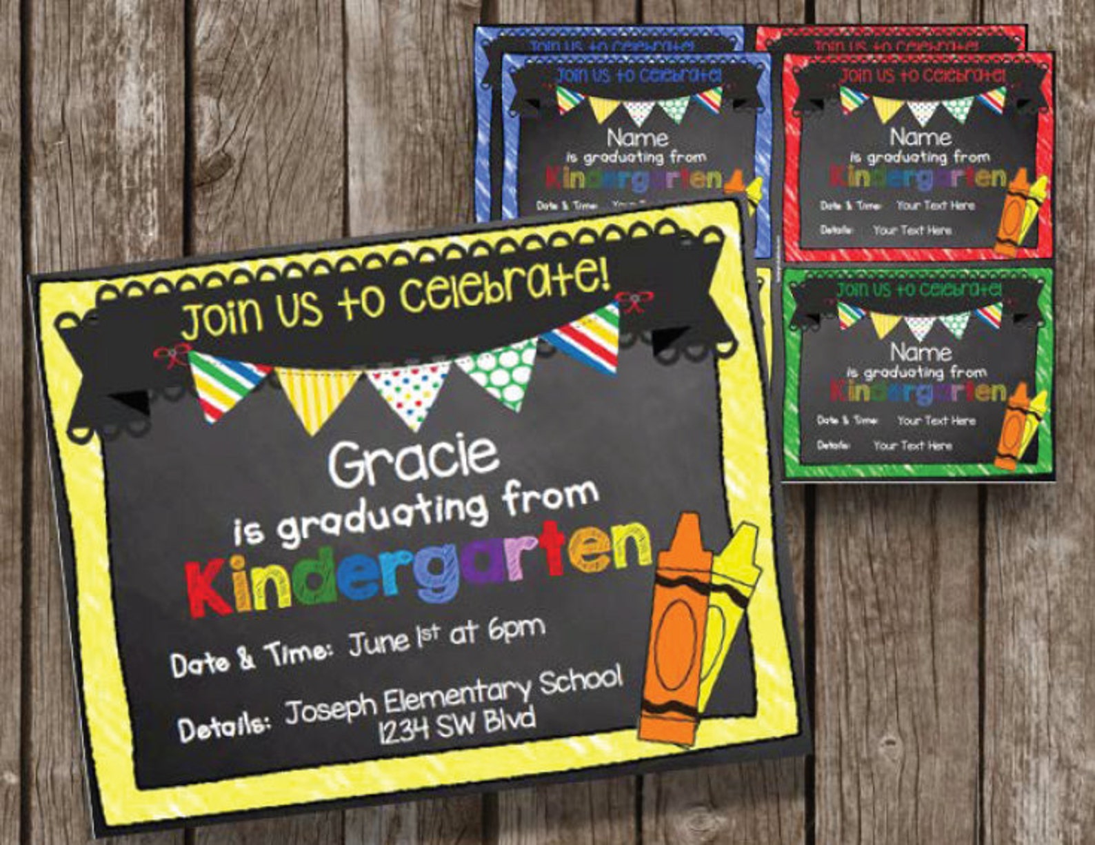 50% OFF SALE Kindergarten Graduation bundle Banner Diploma - Etsy