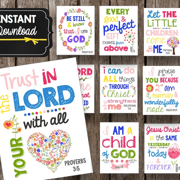 Scripture Wall Art - Etsy