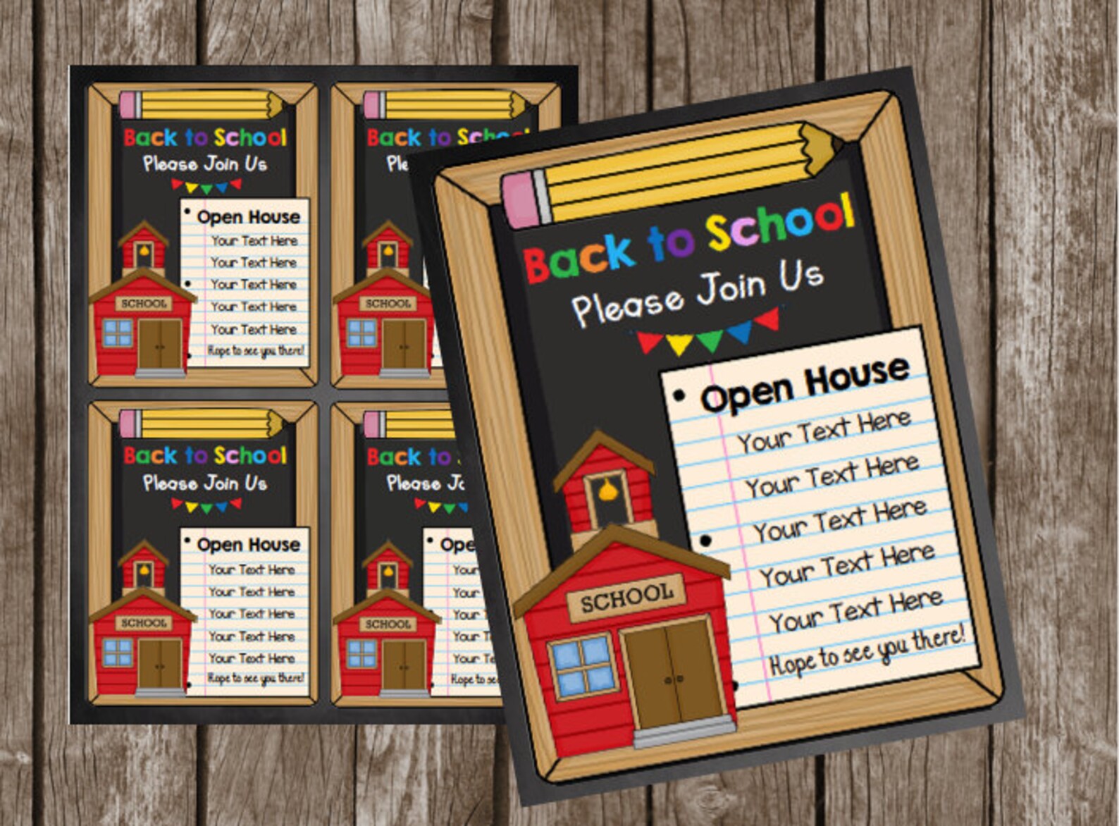 50% OFF SALE Open House Invitation - Back to School - Meet the Teacher ...