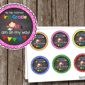 50% OFF SALE Kindergarten Graduation Tags - Favors - Cupcake Toppers ...